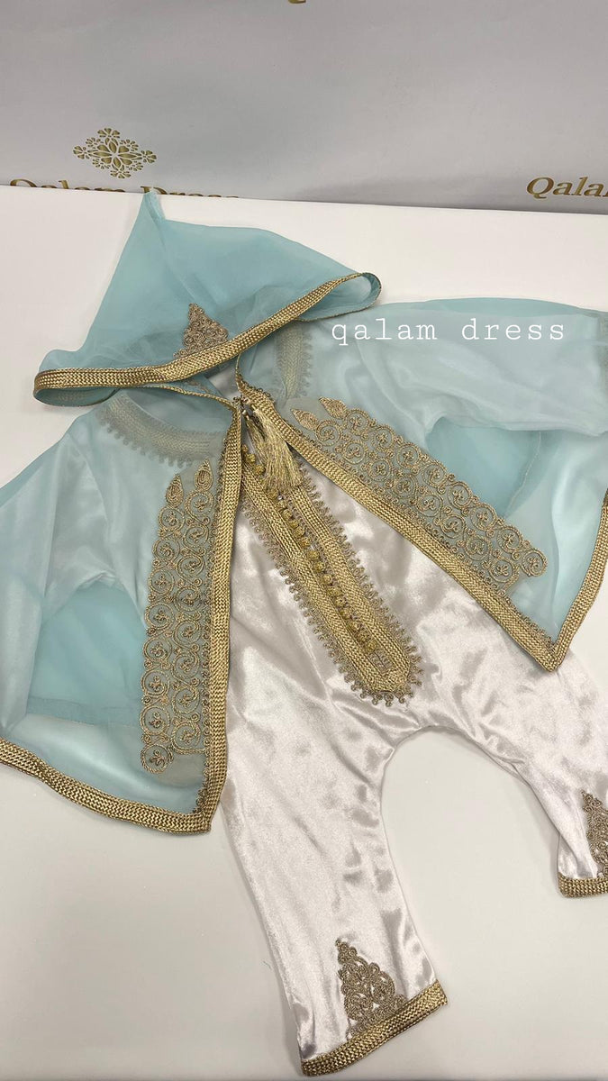 Ensemble de fête, aîd, circoncision enfant mousseline -Tendance tahara ...