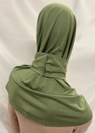 Cagoule Simple Sous Hijab Longue Bonnet Ninja Qalam Dress Qalam